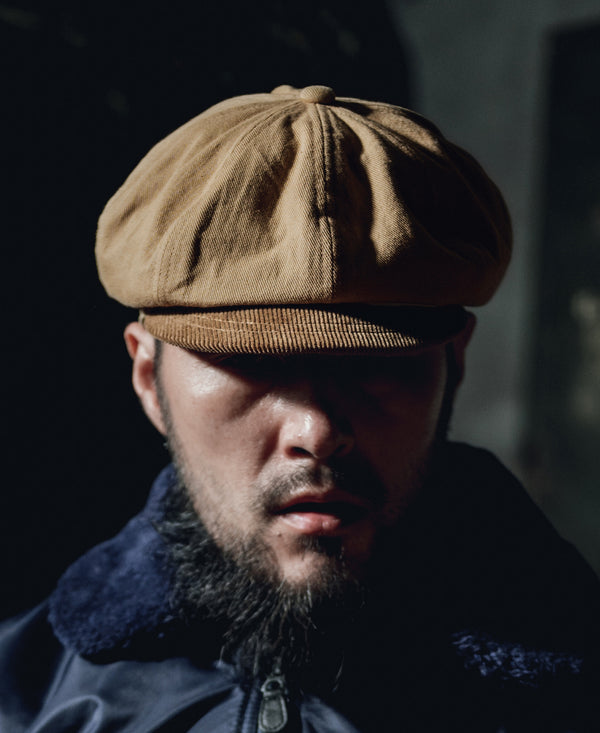 1950s Motorcycle Biker Cap | Retro Octagonal Hat | Bronson - Bronson ...