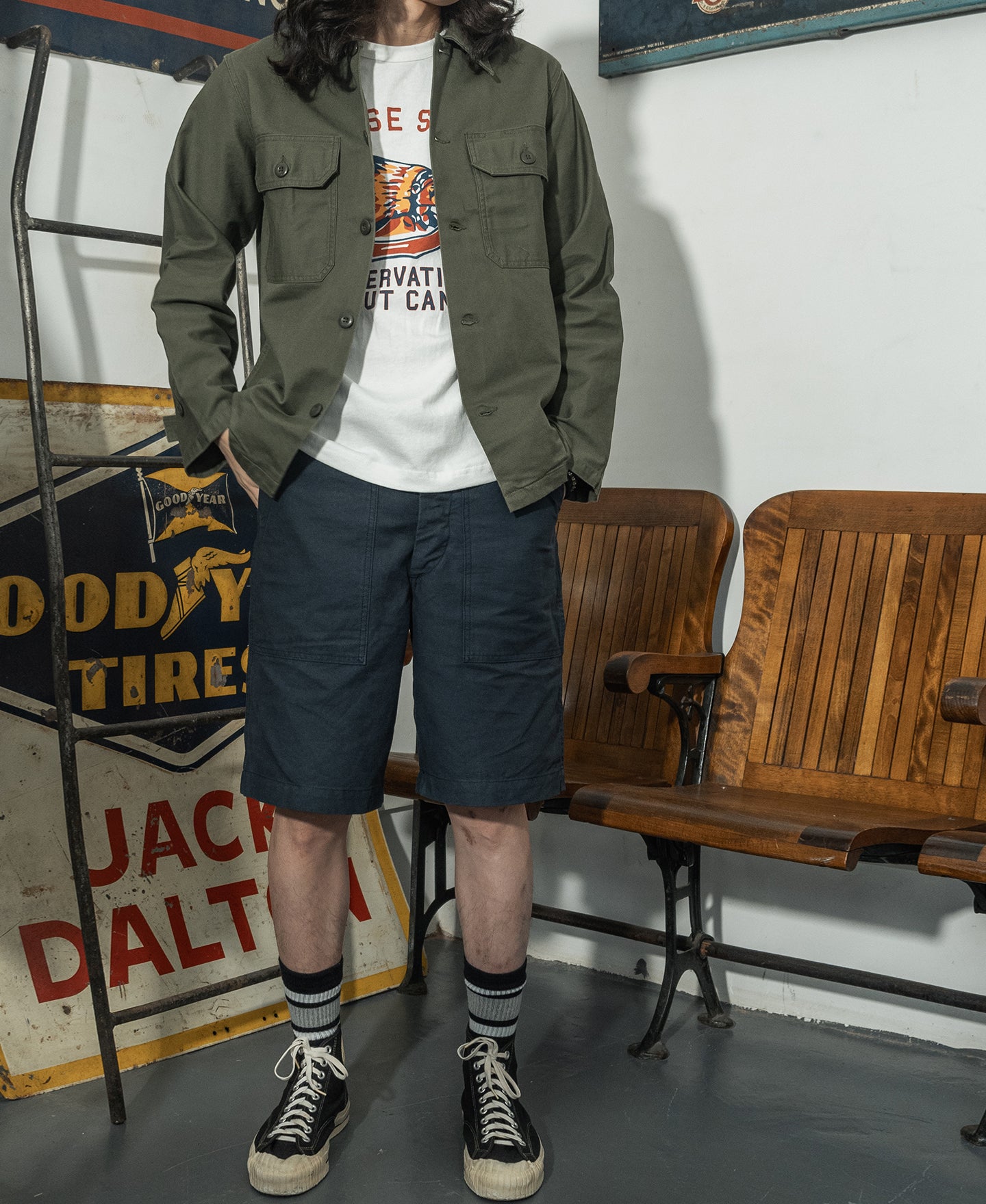 Vintage 1963 Vietnam War US Army OG-107 Utility Shirt - Olive | Bronson ...