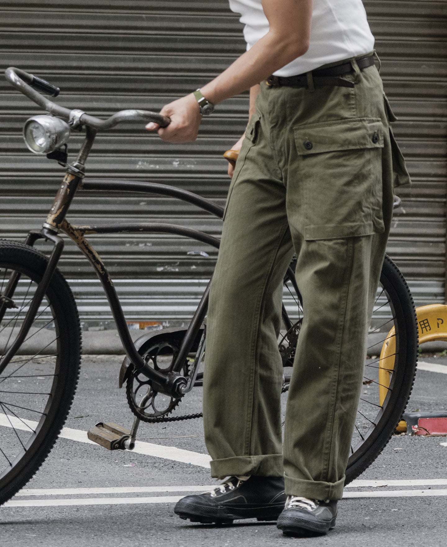 USMC P-44 HBT Utility Cargo Pants | Monkey Trousers | Bronson Mfg ...