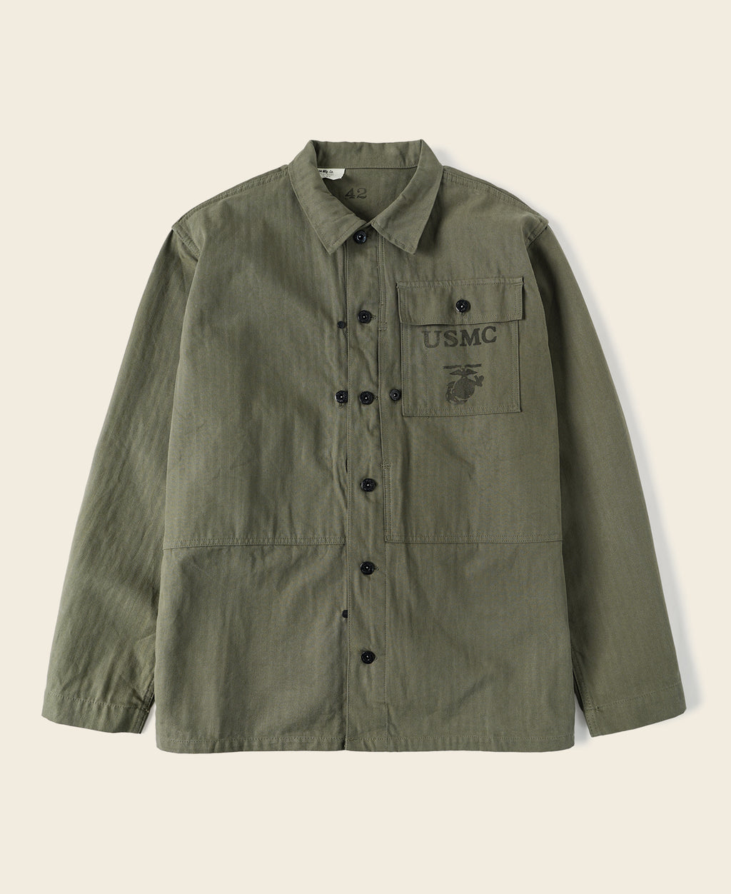USMC P-44 Herringbone Twill Utility Jacket | Bronson – Bronson Mfg. Co.