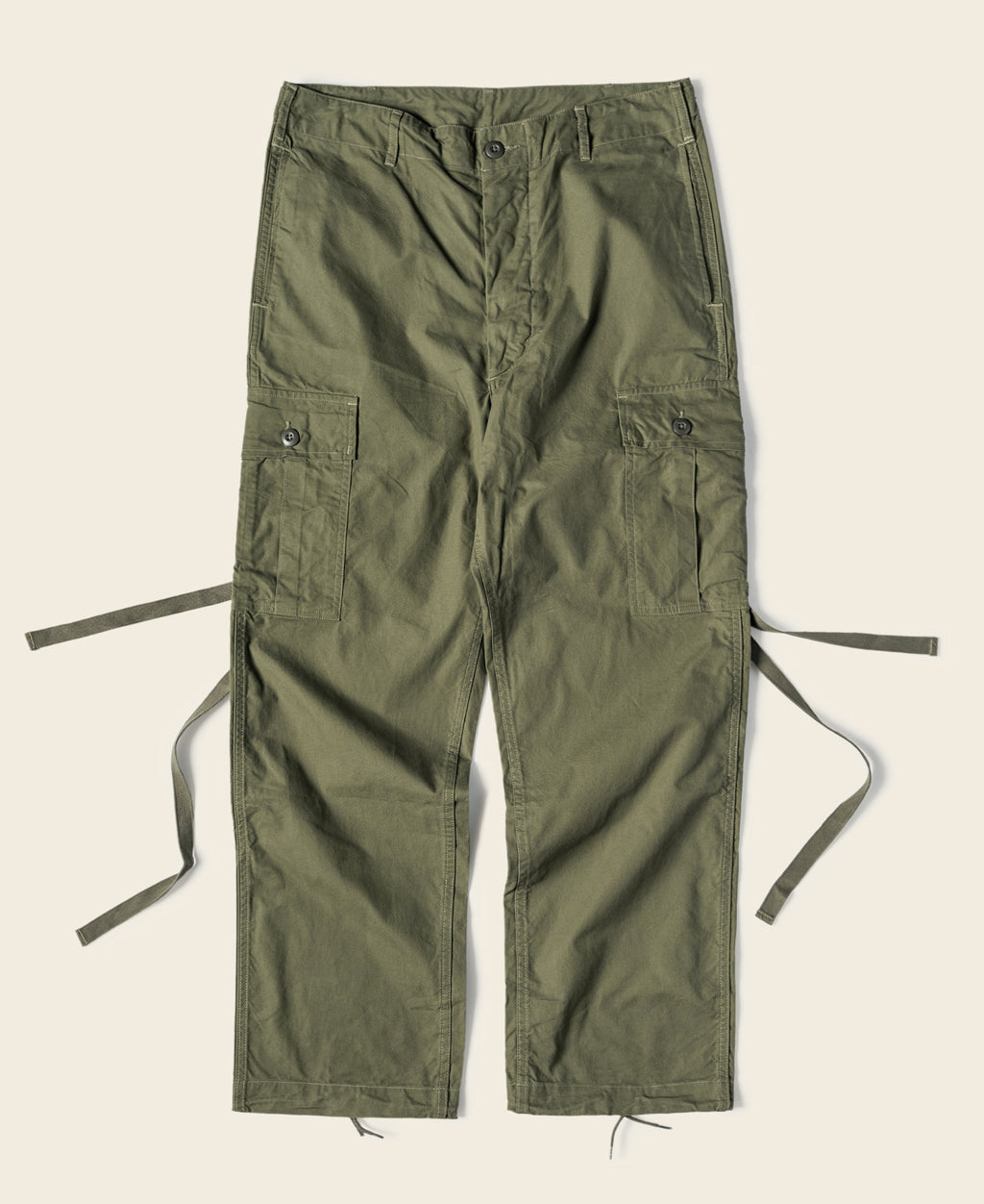 1963 1st Model Tropical Jungle Fatigue Cargo Pants - Olive | Bronson ...