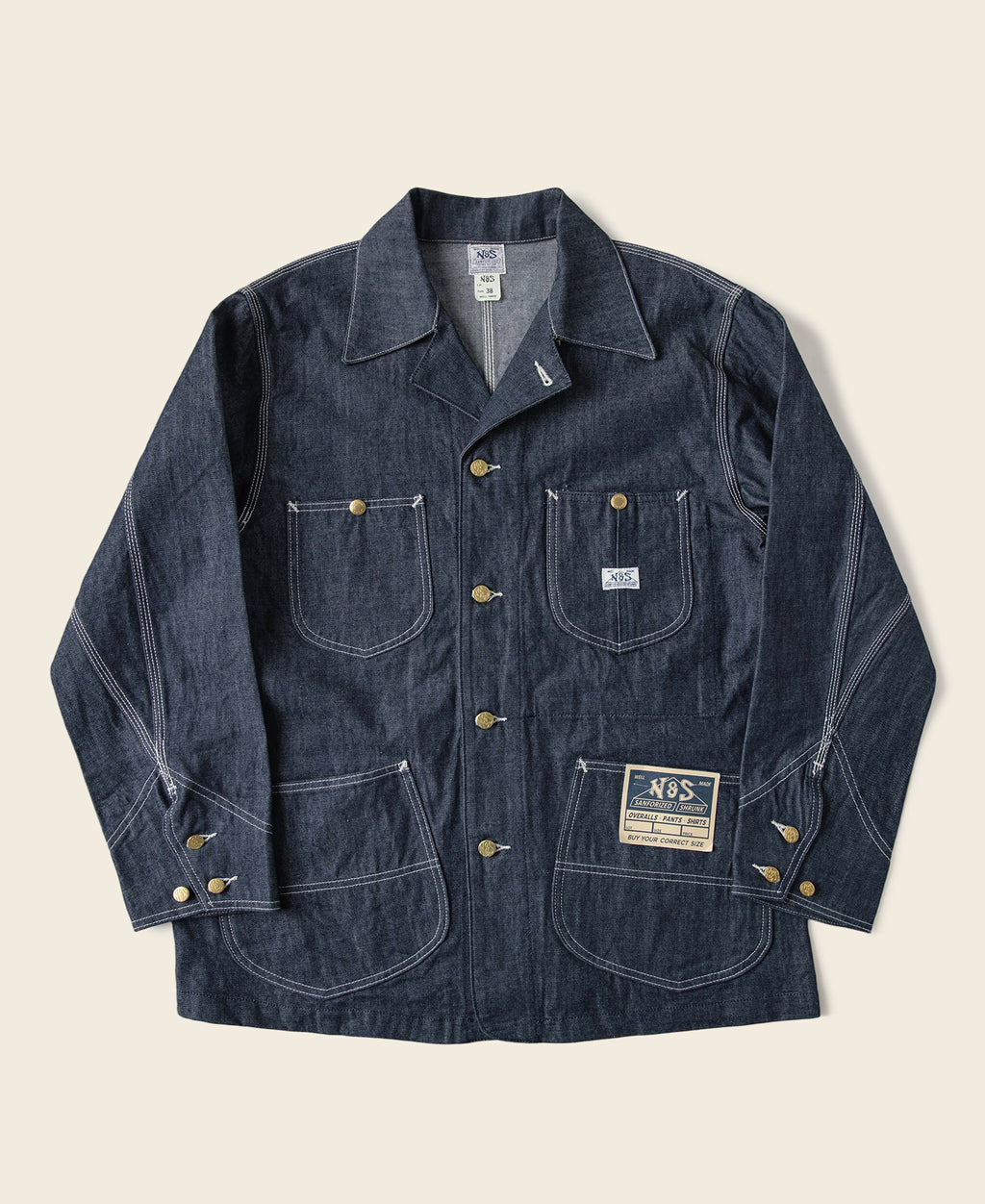 Lot 98-J Railroad Workwear Loco Denim Coverall Jacket | Bronson Mfg ...