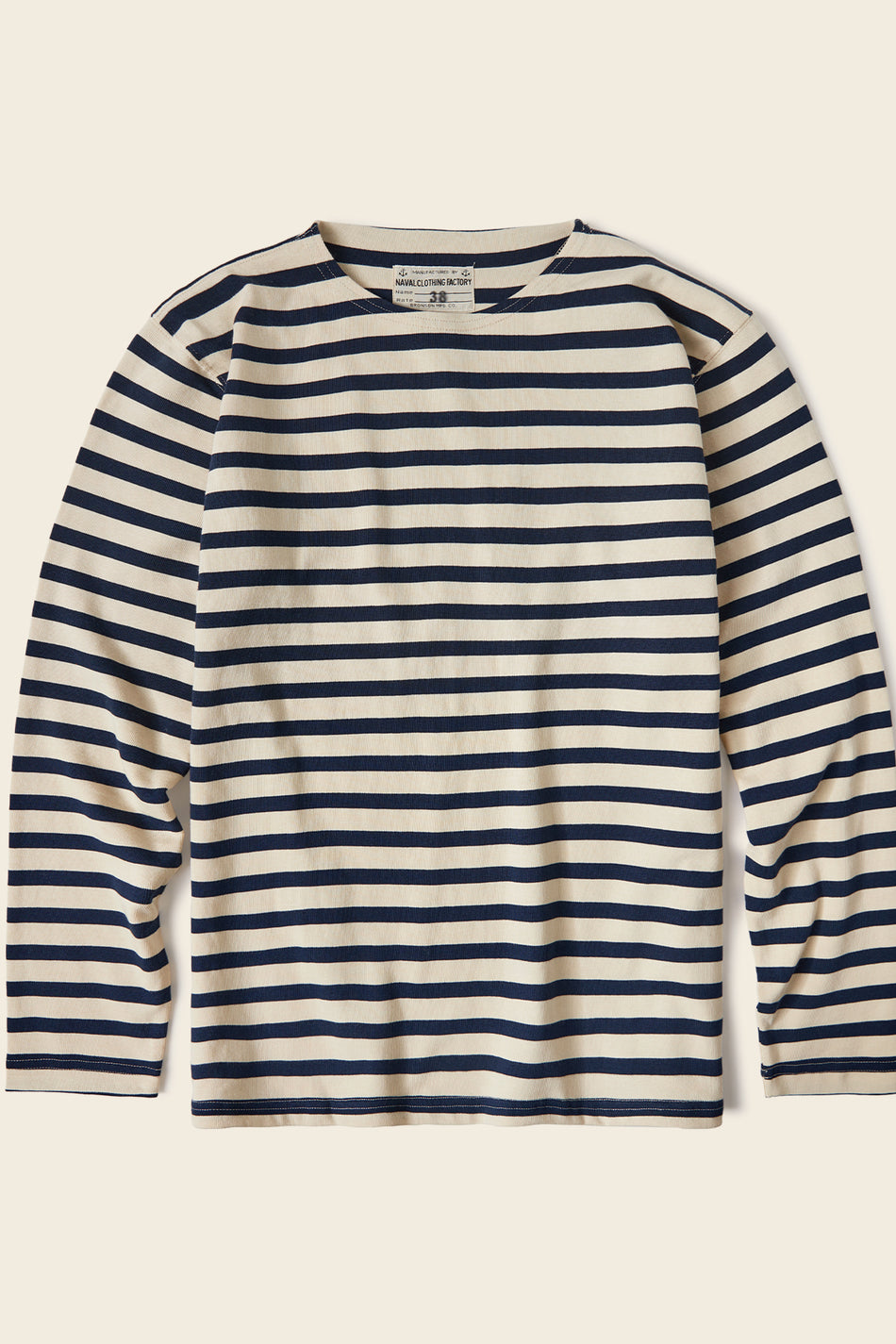 Breton Stripe Long Sleeve T-Shirt | French Sailor Striped Boat Neck Tee ...