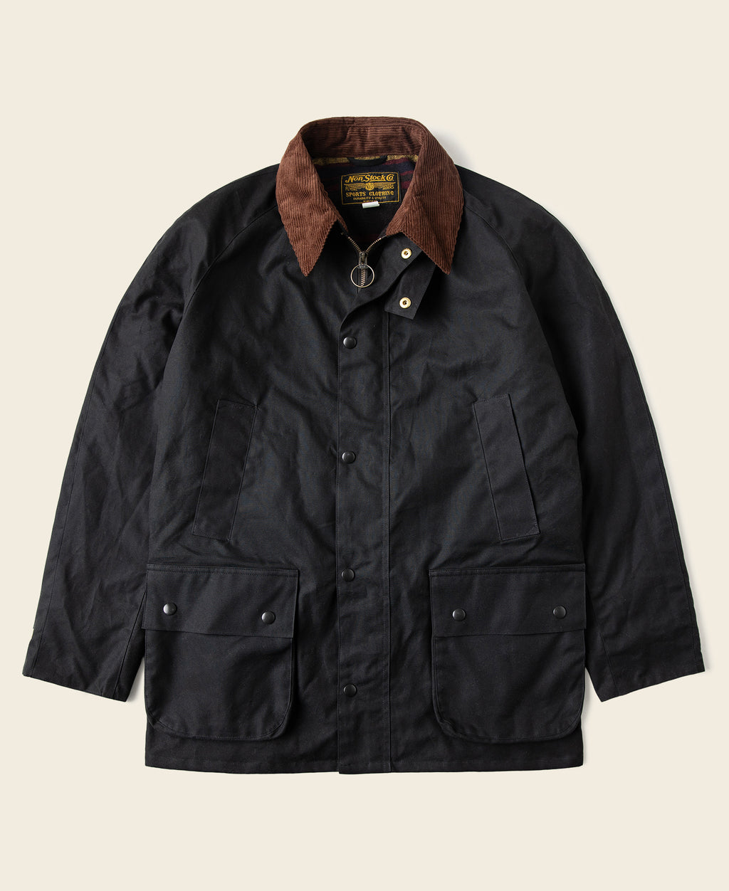 Cotton Chore Light Waxed Jacket | Wool Blend Blanket Liner | Bronson ...