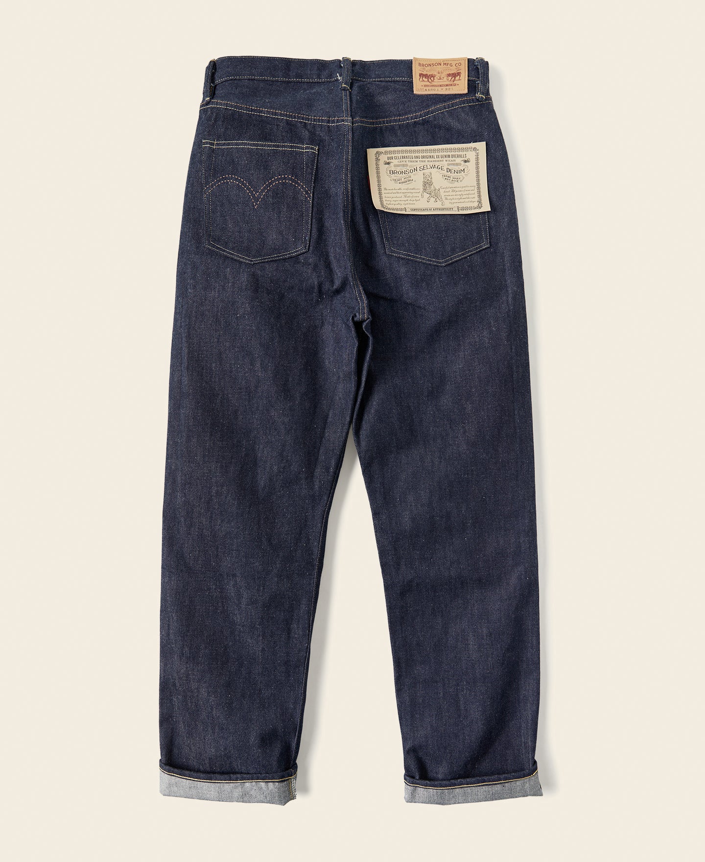 Lot 44801 Vintage 1944 WWII Version Raw Selvedge Denim Jeans | Bronson ...