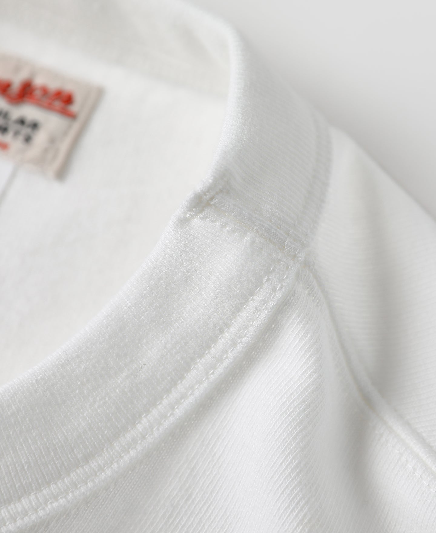 Loopwheel Ringspun Cotton Tubular Athletic T-Shirt - White - Bronson ...