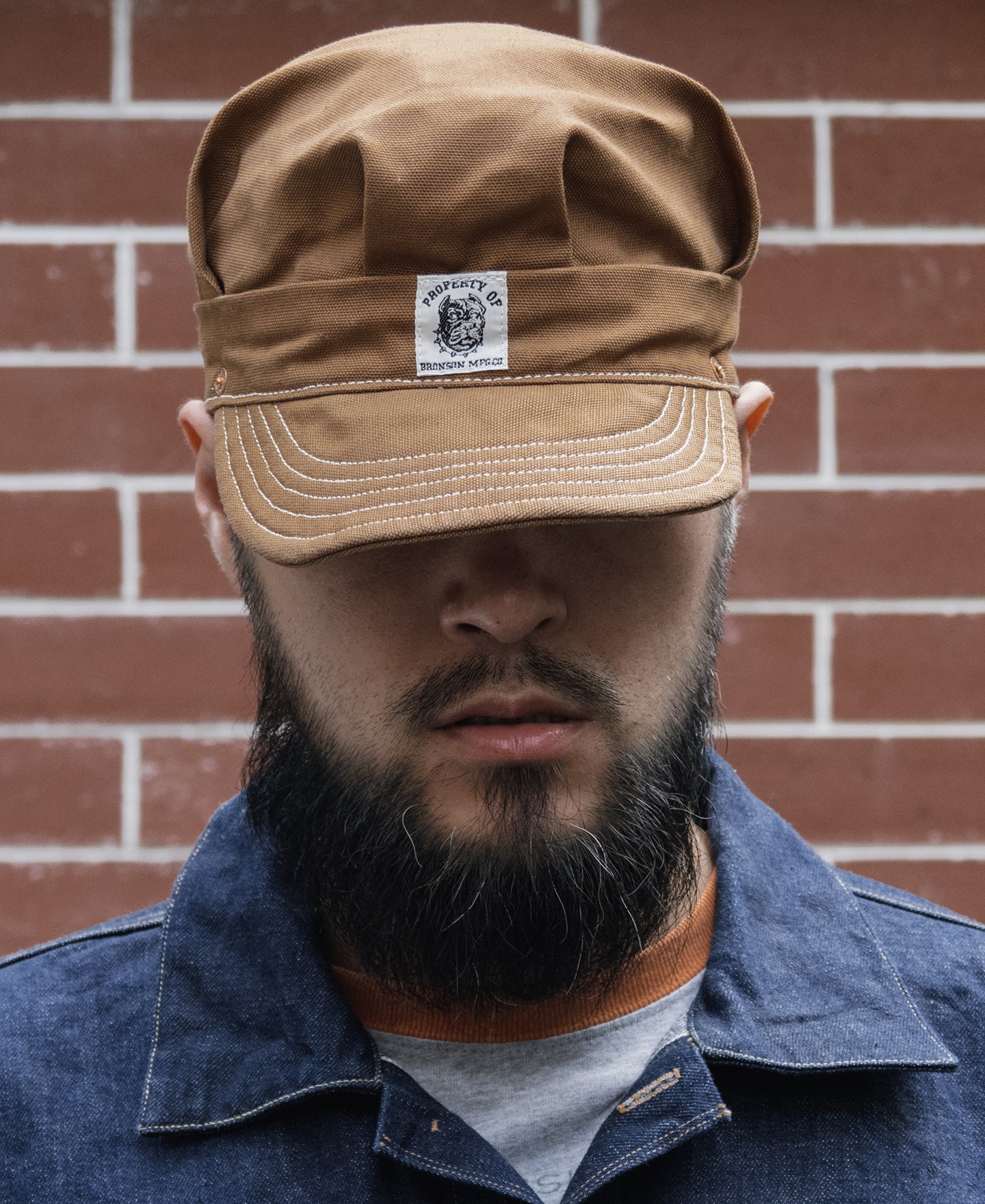 Duck Canvas Railroad Engineer Cap | 12 oz. Canvas | Bronson