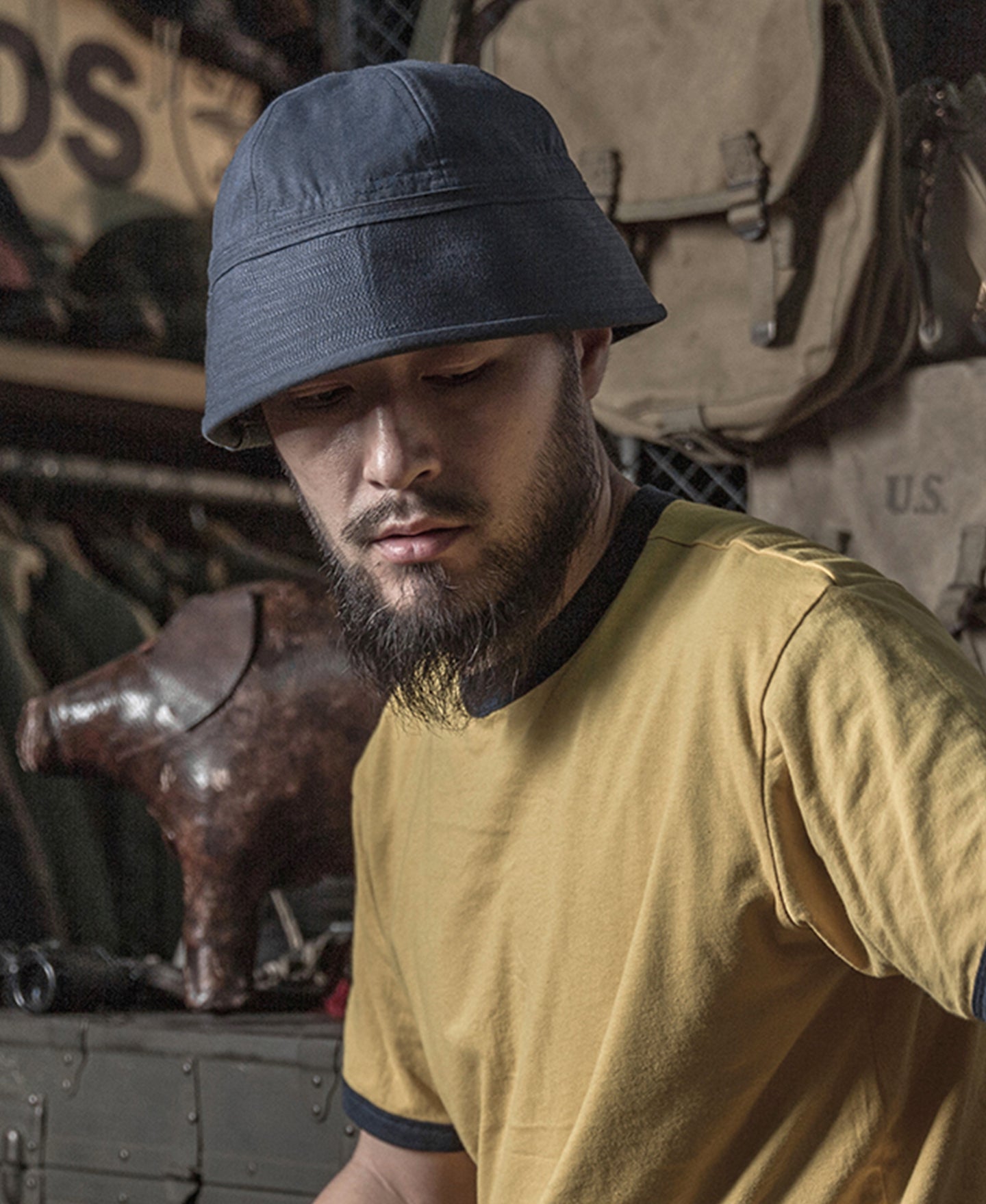 WWII US Navy Dixie Cup Hat - Navy | Naval Uniform Cap | Bronson ...