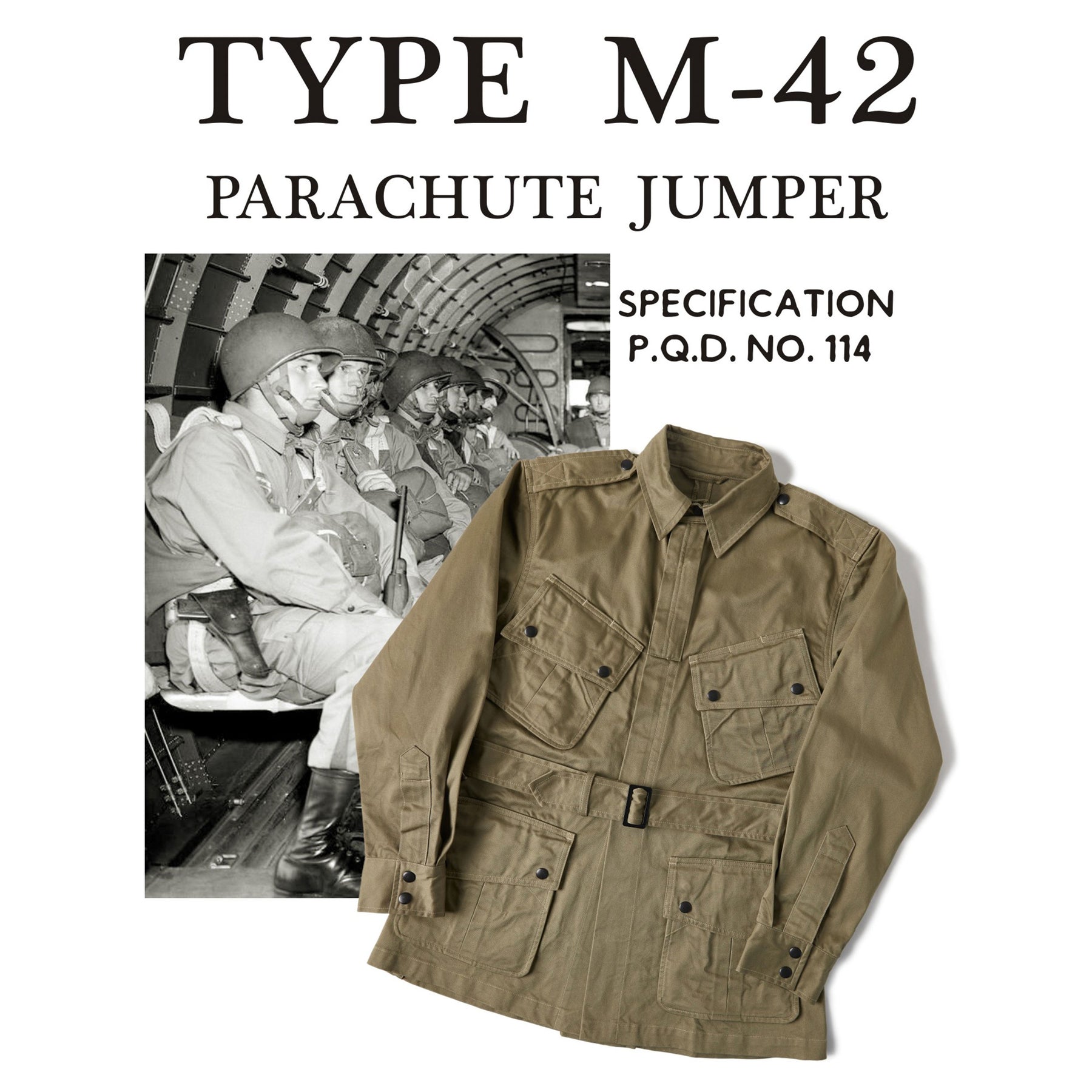 US Army M-42 Airborne Paratrooper Field Jacket | Bronson Mfg – Bronson ...