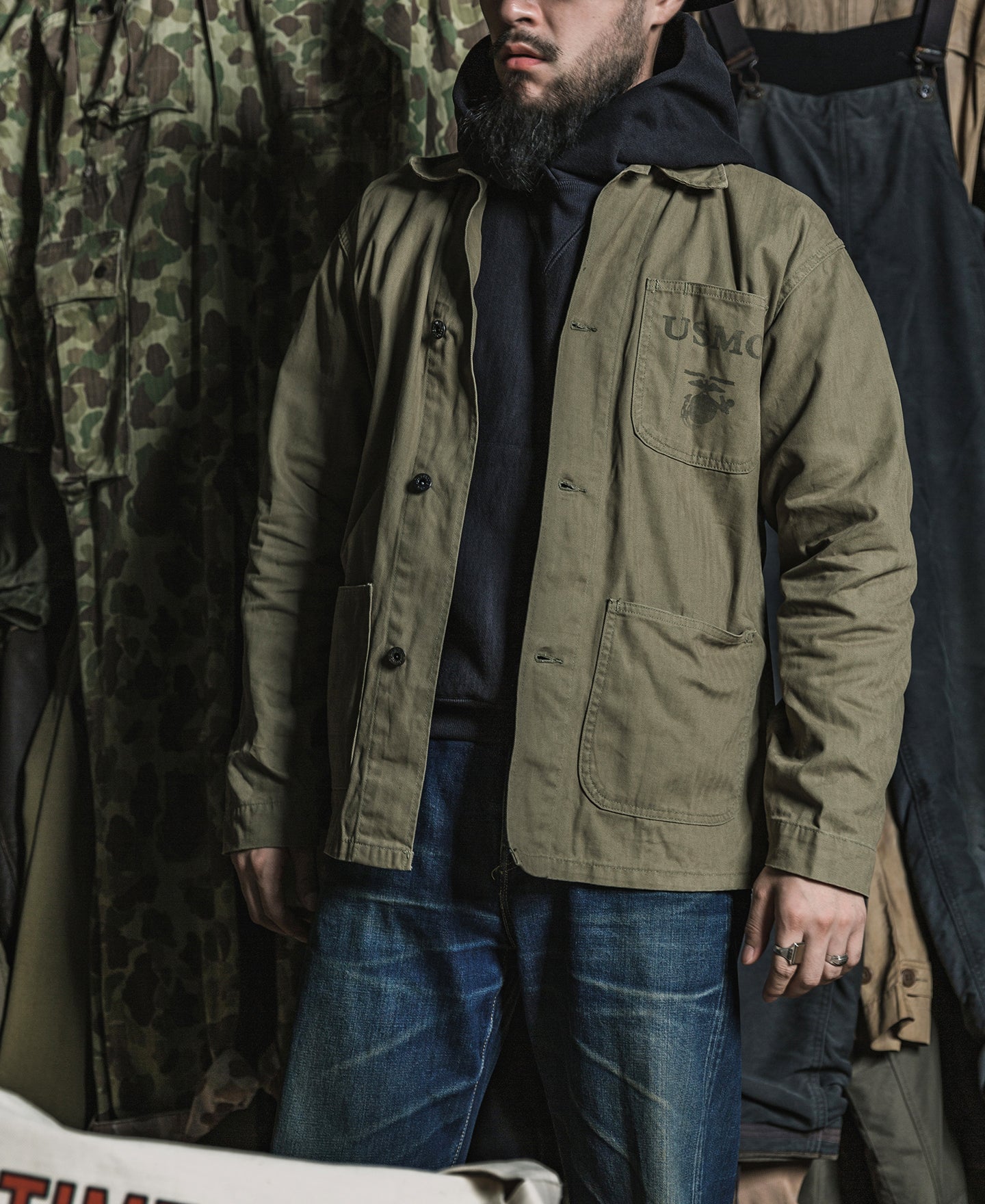 USMC P-41 Herringbone Twill Utility Jacket | Bronson - Bronson Mfg. Co.