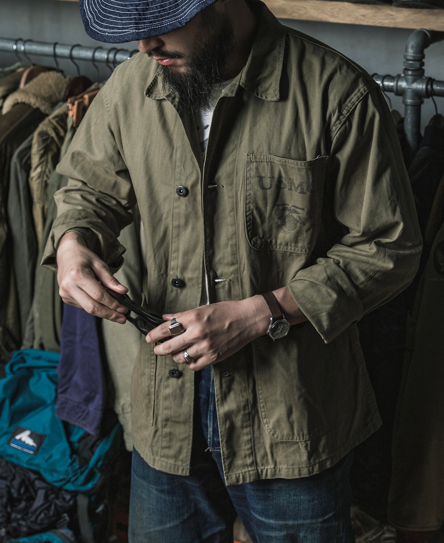 USMC P-41 Herringbone Twill Utility Jacket | Bronson - Bronson Mfg. Co.