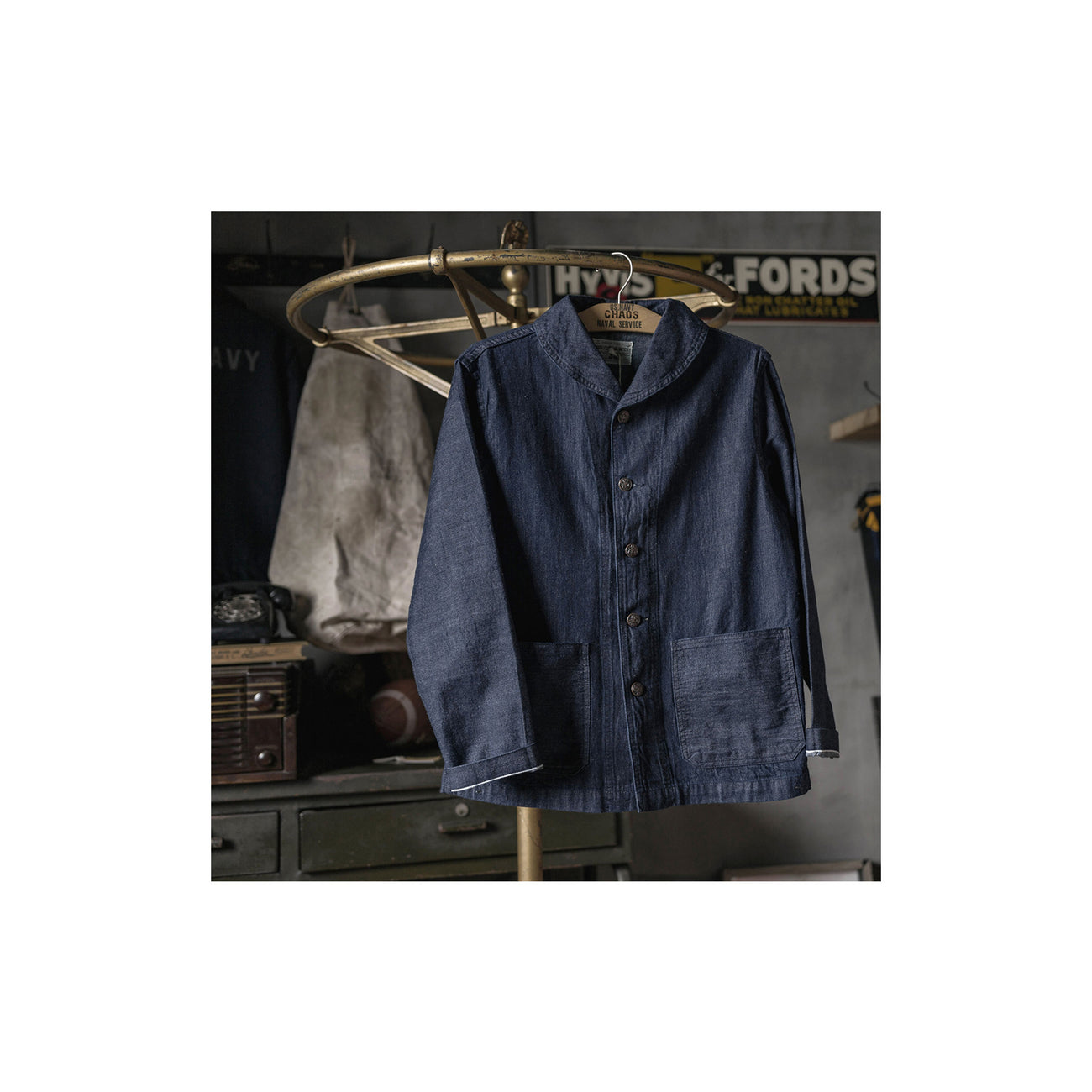 1922 USN 2nd Selvedge Denim Coverall Utility Jacket | Bronson Mfg ...