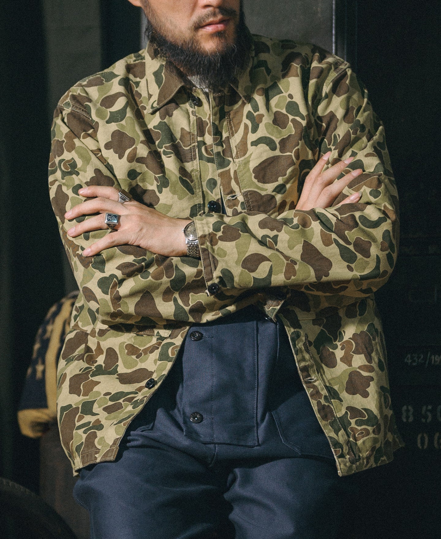 WWII USMC Type P-44 HBT Duck Hunter Camo Jacket | Bronson - Bronson Mfg ...