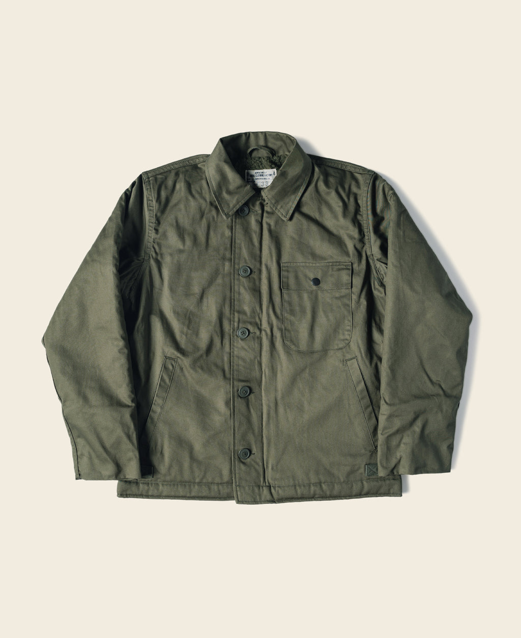 Final Version USN A-2 Deck Jacket (Polyester Lamb Wool) | Bronson ...