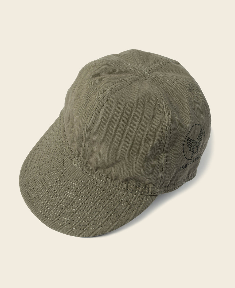 WWII USAAF Type A-3 Cap | 9.5 oz Herringbone Twill | Bronson – Bronson ...