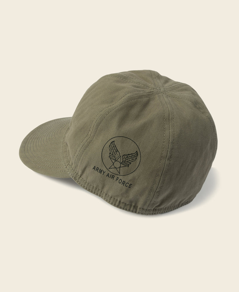 WWII USAAF Type A-3 Cap | 9.5 oz Herringbone Twill | Bronson - Bronson ...